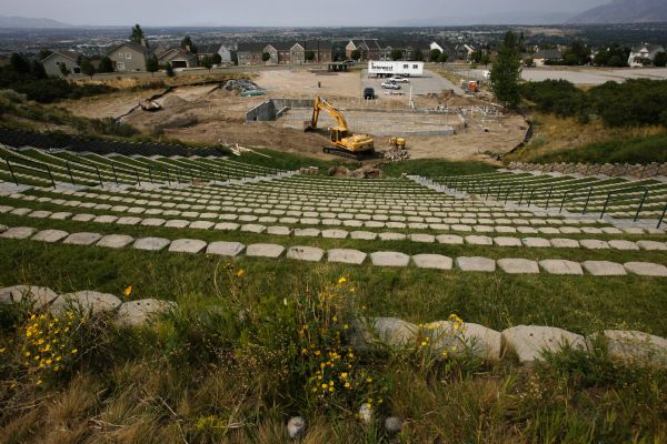 Draper amphitheater construction resumes - The Salt Lake Tribune