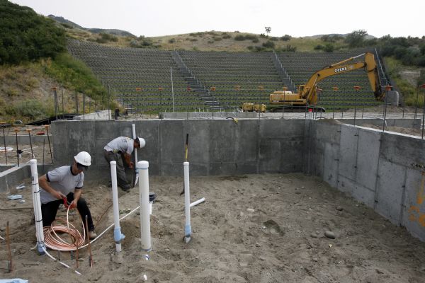 Draper amphitheater construction resumes - The Salt Lake Tribune