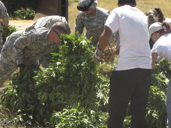 National Guard members and graduates from the Iron County Junior ...