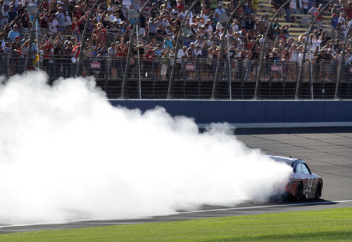 NASCAR Pepsi Max 400: 'Smoke' wins in California - The Salt Lake Tribune
