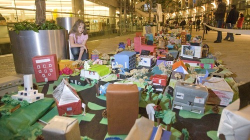 Students build 'box city' - The Salt Lake Tribune