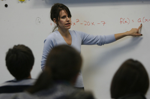 Math teacher instructs with both pi and pie - The Salt Lake Tribune