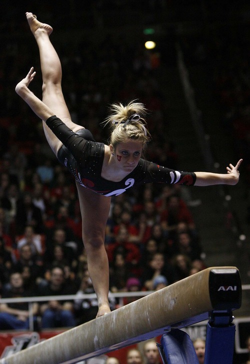 Utah gymnastics: Cardinal ends Utes' home streak - The Salt Lake Tribune