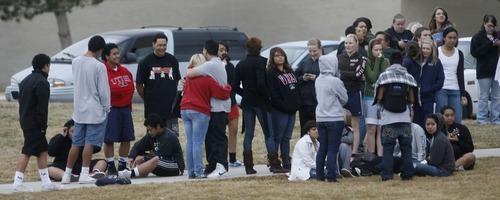Hunter High evacuated after report of men with gun - The Salt Lake Tribune