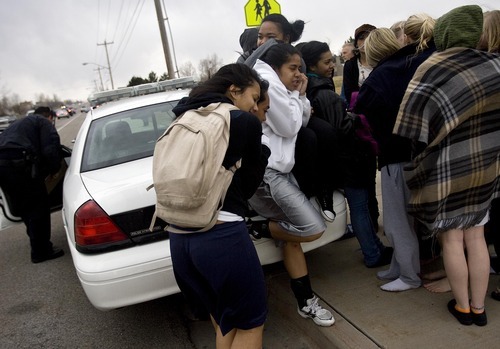 Hunter High evacuated after report of men with gun - The Salt Lake Tribune