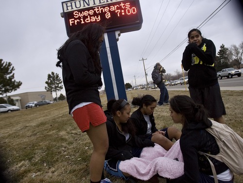 Hunter High evacuated after report of men with gun - The Salt Lake Tribune