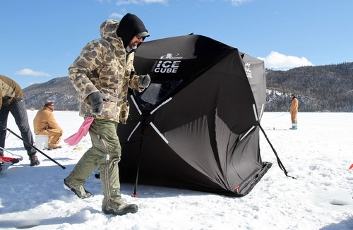 Fish Lake beckons hardy ice fishers - The Salt Lake Tribune