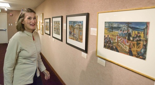 Topaz stories: The drama of wartime art - The Salt Lake Tribune