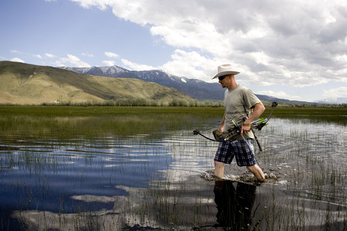 Rising water creates small lake around Sevier home - The Salt Lake Tribune