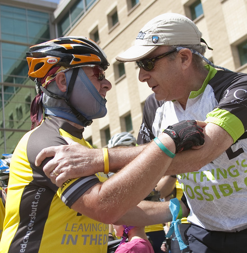 Utah cyclists join cancer survivor in last leg of four-day bike trip ...