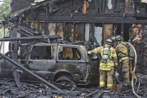 Two-alarm fire damages Salt Lake City duplex - The Salt Lake Tribune