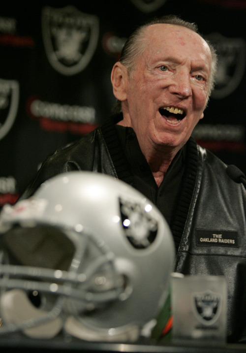Legendary Raiders owner Al Davis dies at 82 - The Salt Lake Tribune