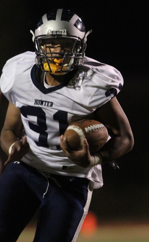 Prep football: Hunter secures playoff spot by beating Viewmont - The ...