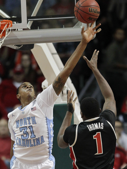 UNLV knocks off No. 1 North Carolina, 90-80 - The Salt Lake Tribune