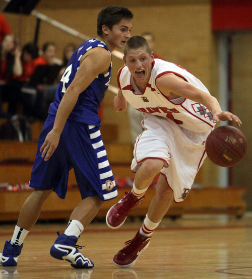 Prep boys' basketball: Bountiful staves off Miners - The Salt Lake Tribune