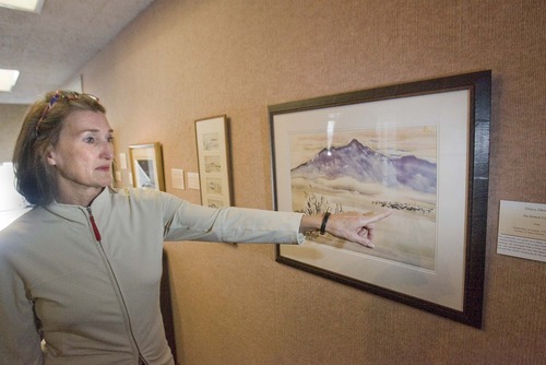 Art from Topaz internment camp at Rio Gallery - The Salt Lake Tribune