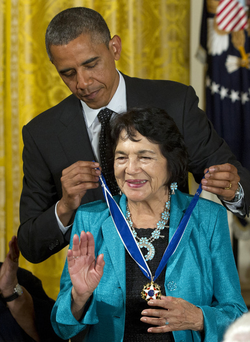 Obama honors Medal of Freedom recipients - The Salt Lake Tribune