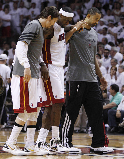 NBA: Heat beat Thunder, move within one win of title - The Salt Lake ...