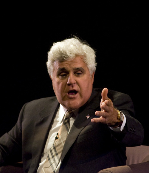 Car buff Leno charms Utah, donates $10K to UMFA - The Salt Lake Tribune