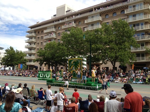 From an ice cream float to a volcano, Days of '47 parade a hit - The ...