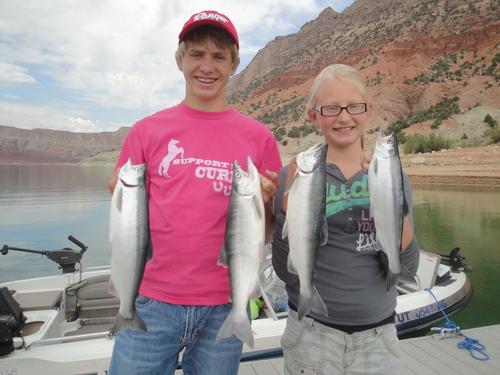 Flaming Gorge Fishing Report - Hurry for salmon before the season ...