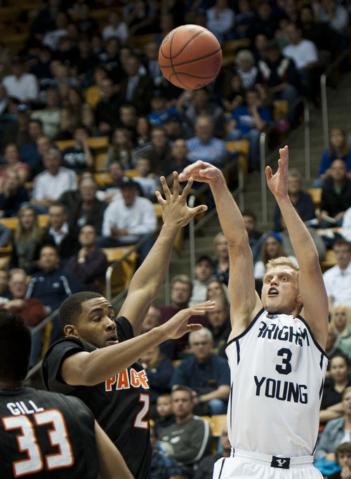 BYU basketball: Tyler Haws scores 38 points to lead BYU over Pacific ...