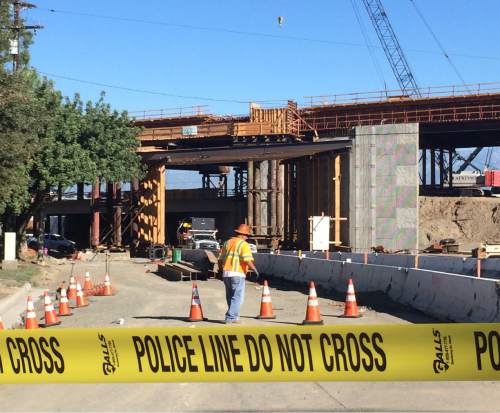 9 workers hurt in partial bridge collapse in California - The Salt Lake ...