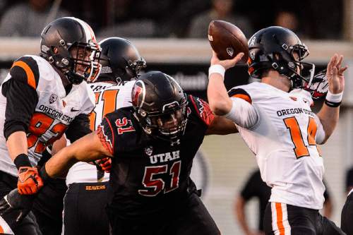 Utah football notes: Starters Saiosi Aiono and Hunter Dimick sidelined ...