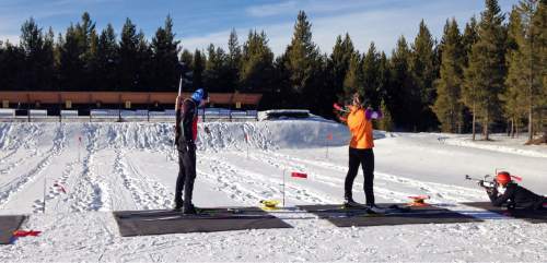 Biathlon combines the speed of skiing with marksmanship - The Salt Lake ...