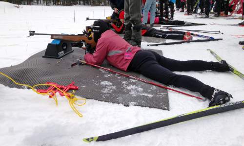 Biathlon combines the speed of skiing with marksmanship - The Salt Lake ...