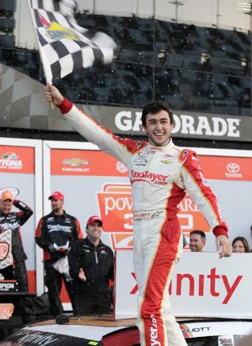 Auto racing: Chase Elliott wins Xfinity Series season opener at Daytona ...