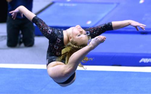 Utah gymnastics: Stover injured, unable to compete in Pac-12 ...