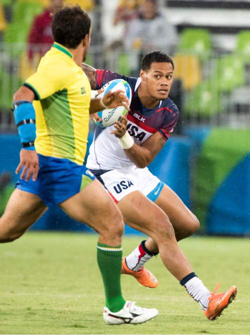 Olympics: Provo's Unufe and U.S. rugby sevens fall to Fiji, face Spain ...