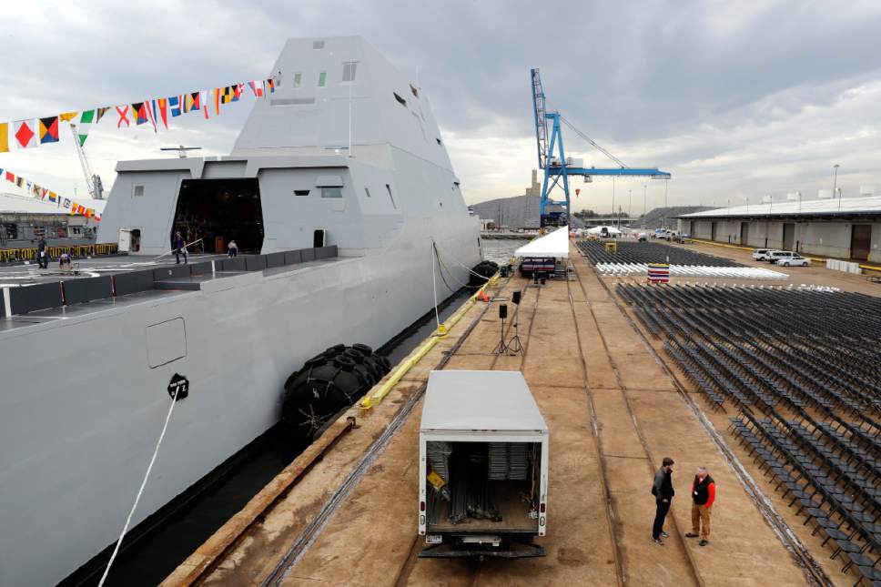 Navy's new stealth destroyer rides like 'a really souped-up' SUV - The ...