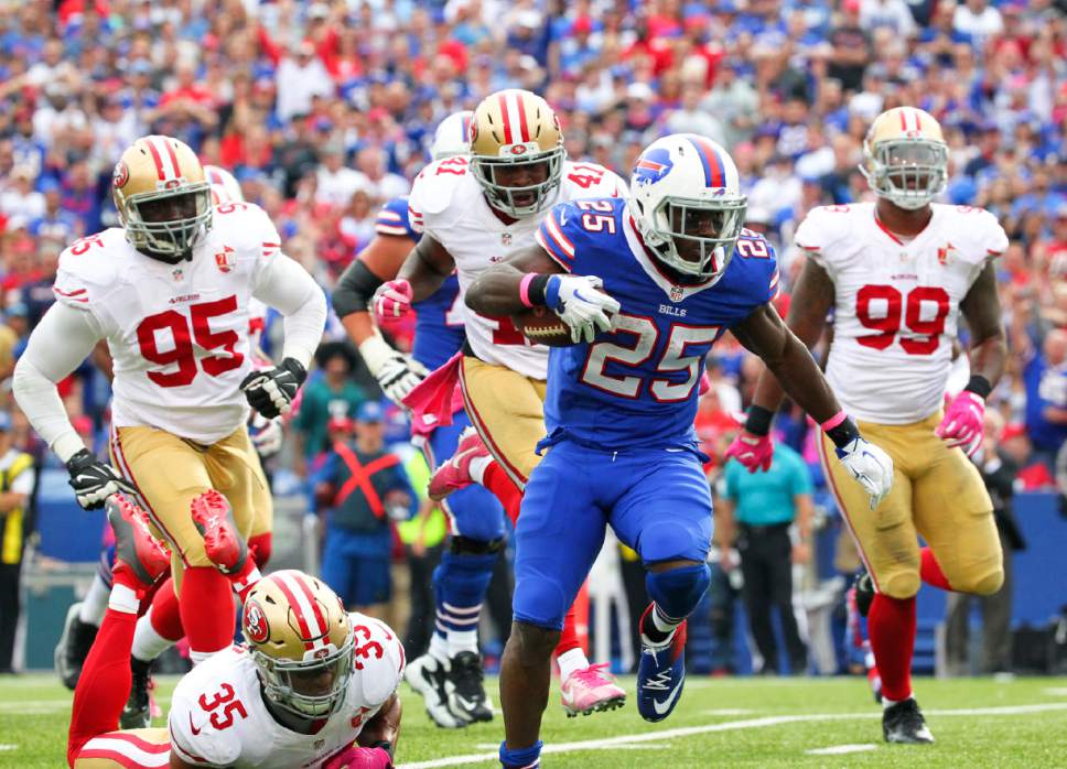 NFL: McCoy scores 3 TDs in Bills 45-16 win over 49ers - The Salt Lake ...