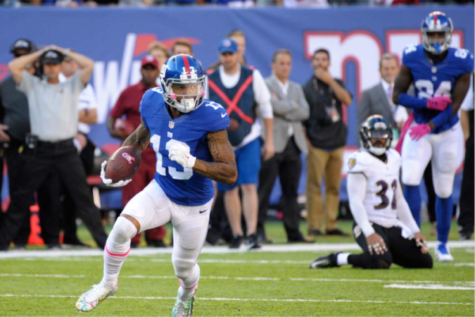 NFL: Odell Beckham Jr. misses Giants practice with hip injury - The ...