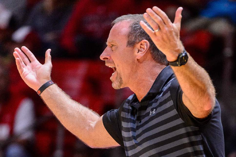 Utah basketball: Larry Krystkowiak defends soft schedule, with tougher ...