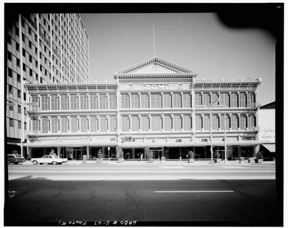Photos courtesy Library of CongressZCMI in downtown Salt Lake City in ...