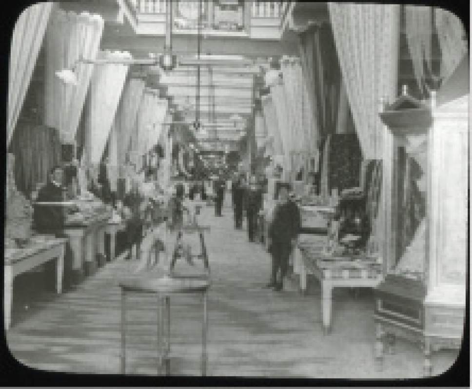 An interior view of ZCMI in Salt Lake City. Because of a piece of art ...