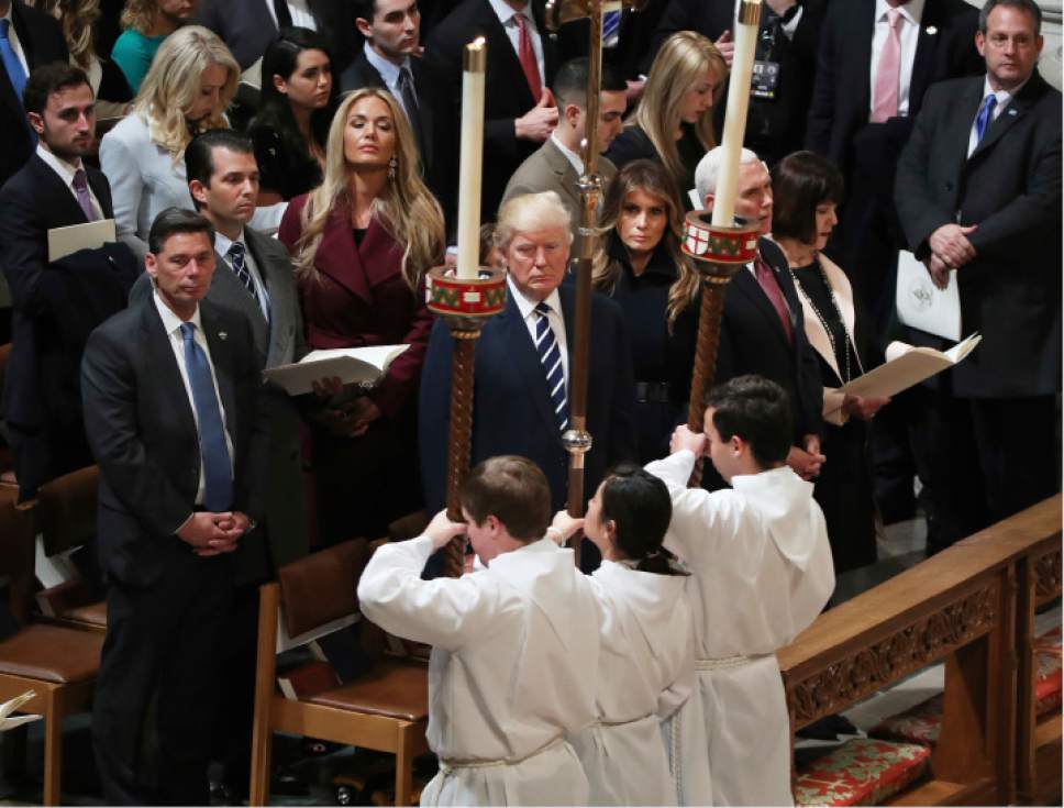 Mormon leader among those who pray for President Trump at National ...