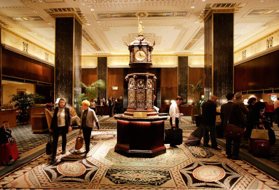 NYC landmarks interiors of the Waldorf Astoria - The Salt Lake Tribune
