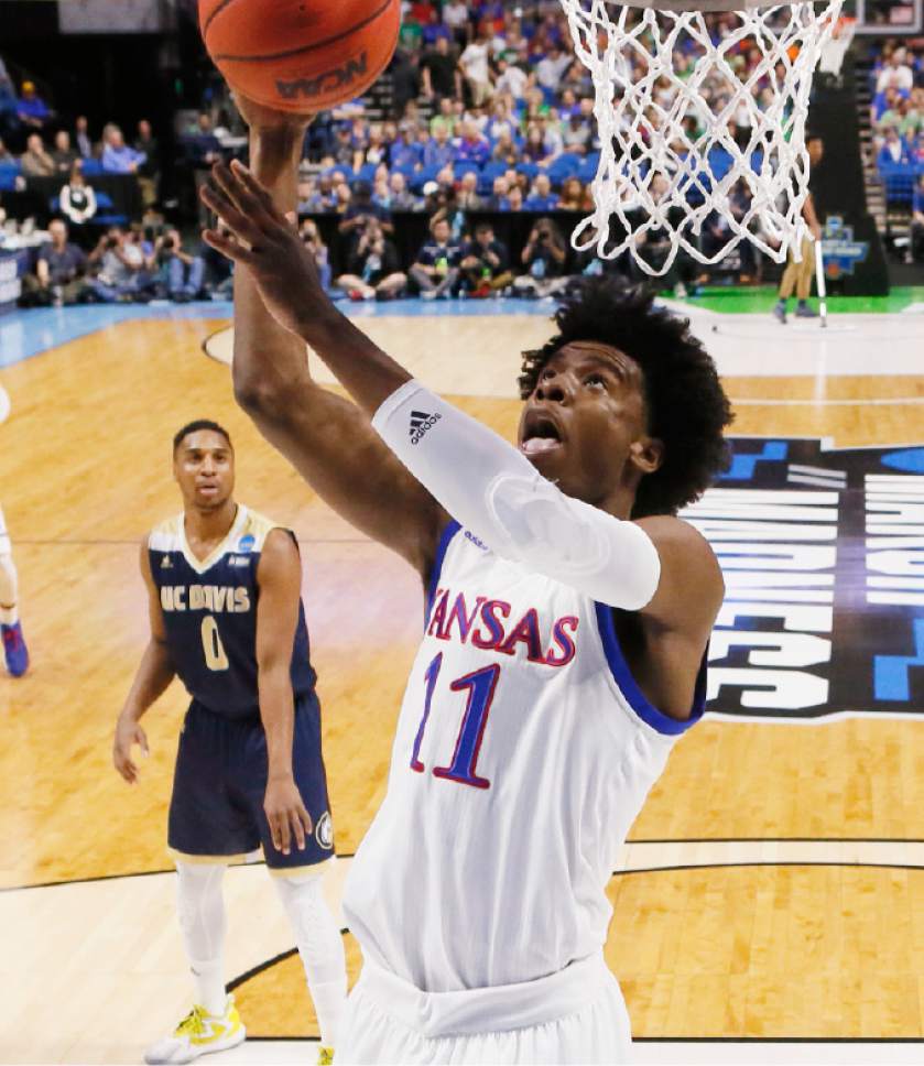 Mason, Jackson spark top-seeded Kansas past UC Davis, 100-62 - The Salt ...
