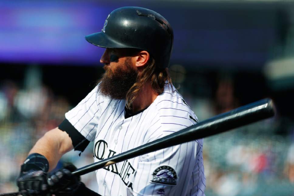 MLB: Complete with bushy beard and mullet, Charlie Blackmon leads ...