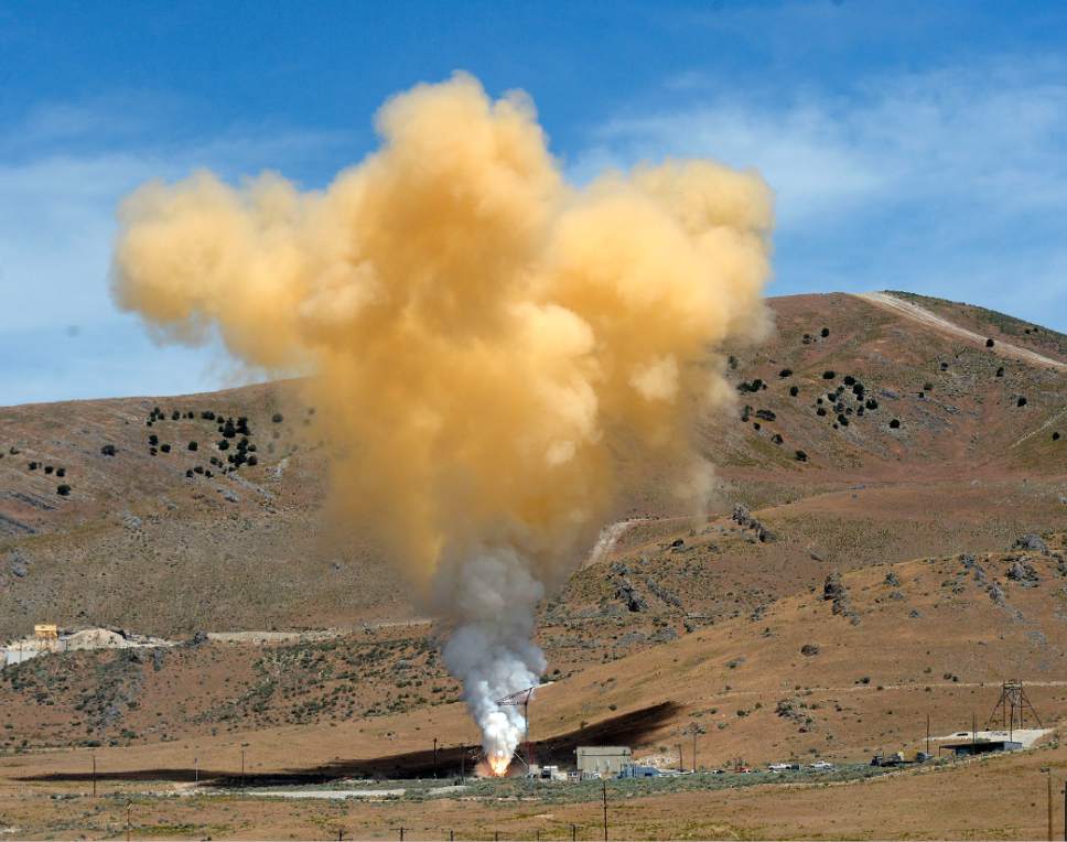 Watch a Utah rocket test for NASA's Orion spacecraft - The Salt Lake ...
