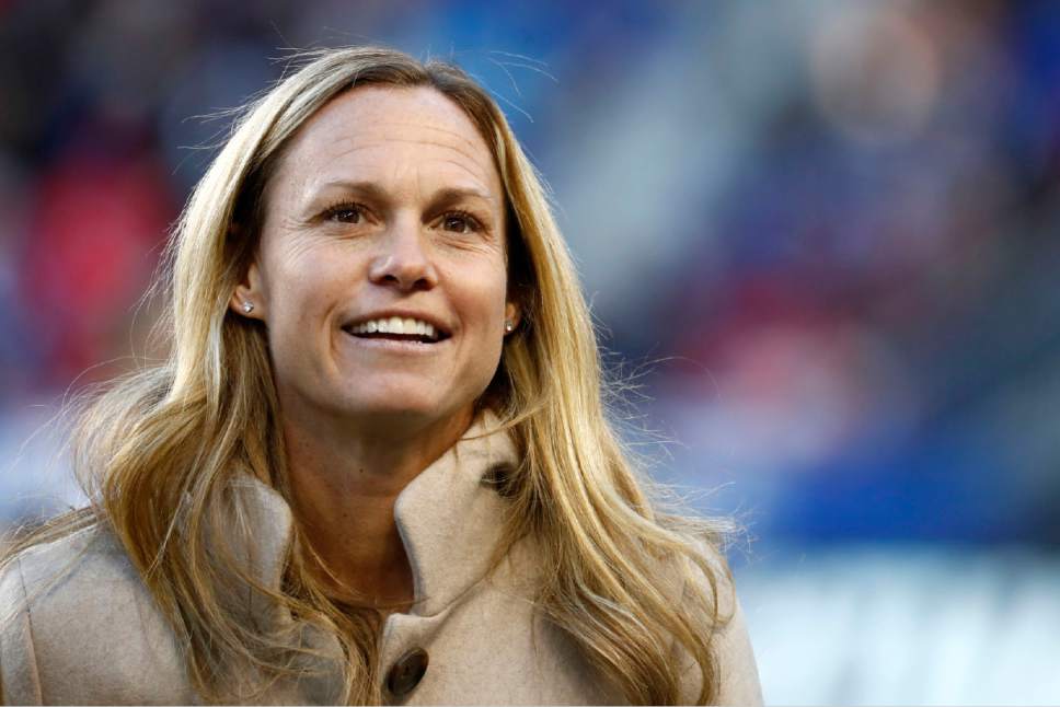 More a player-coach these days, Christie Pearce having fun in the NWSL ...
