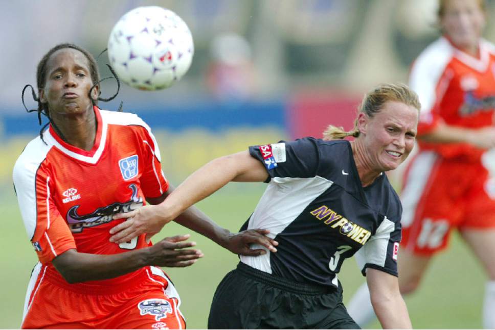 More a player-coach these days, Christie Pearce having fun in the NWSL ...