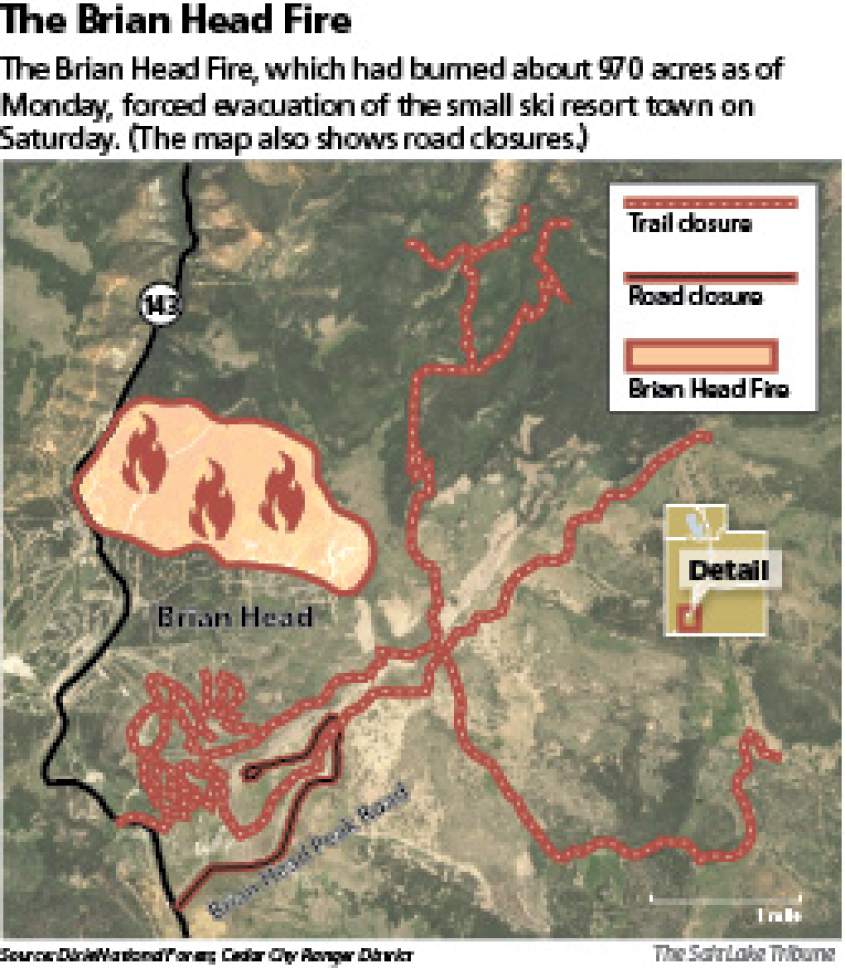 Brian Head Fire burns estimated 1,800 acres, crawls toward Boy Scouts ...