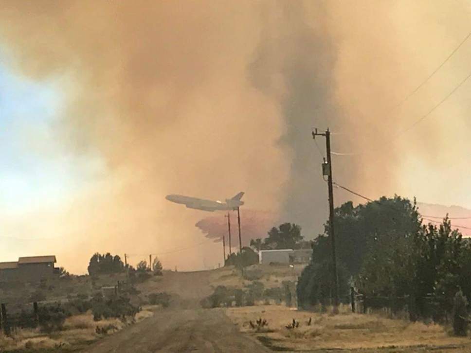 Homes burned and residents evacuated due to wildfire near Elko, Nevada ...